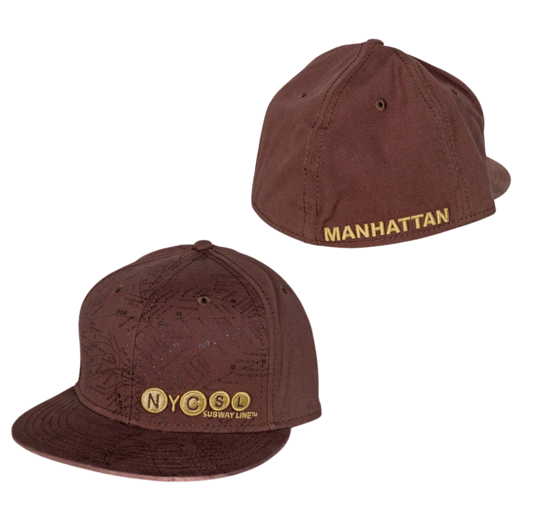 NYCSL Subway Manhattan Brown Cap – NYC Subway Line