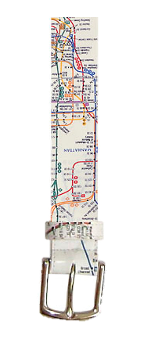 Subway Map Belts | | Subway Map Black Belt | NYC Subway Line