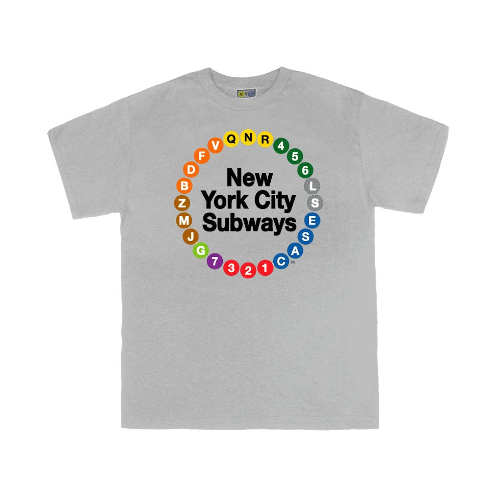 Kids Multi-Circle Tees | New York City Subways Tee | NYC Subway Line